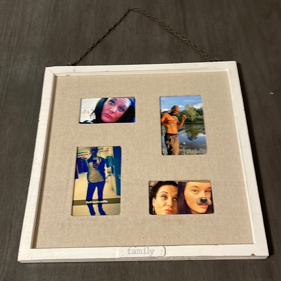 Accents | Family Photo Frame Holds 4 4x6 Photos | Poshmark